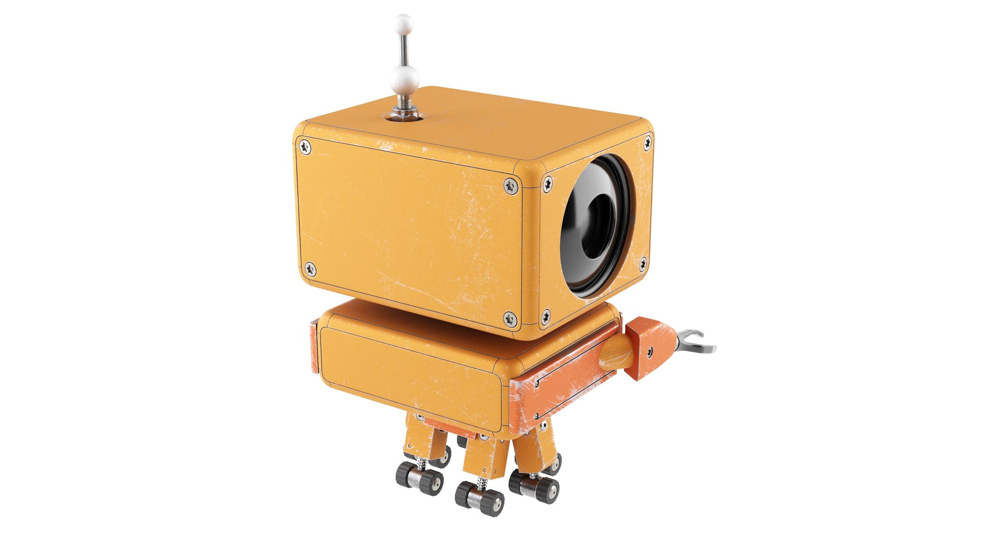 Cute Robot Model - TurboSquid 2346872