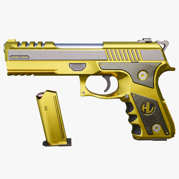 Golden Pistol 02 All PBR Unity UE Textures Included3D模型 - TurboSquid ...