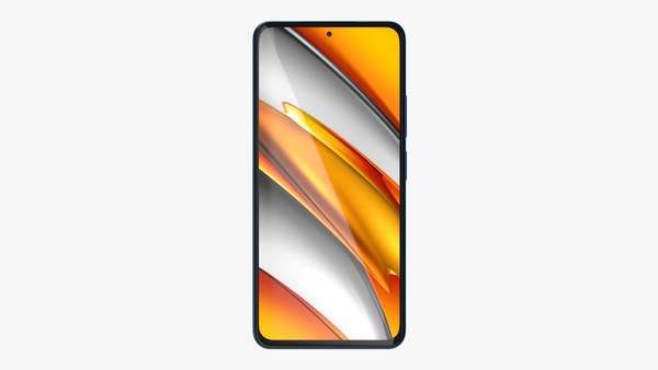 POCO F3 Blue 3D model - TurboSquid 1719413