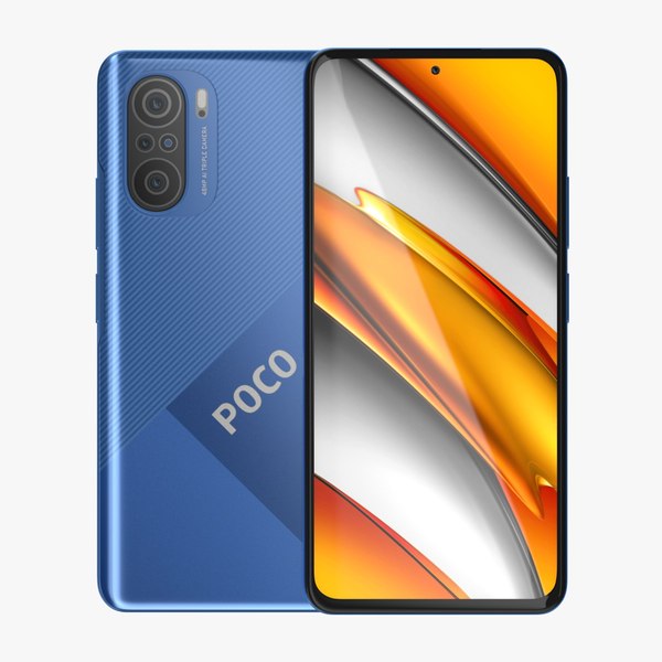 modelo 3d POCO F3 Azul - TurboSquid 1719413