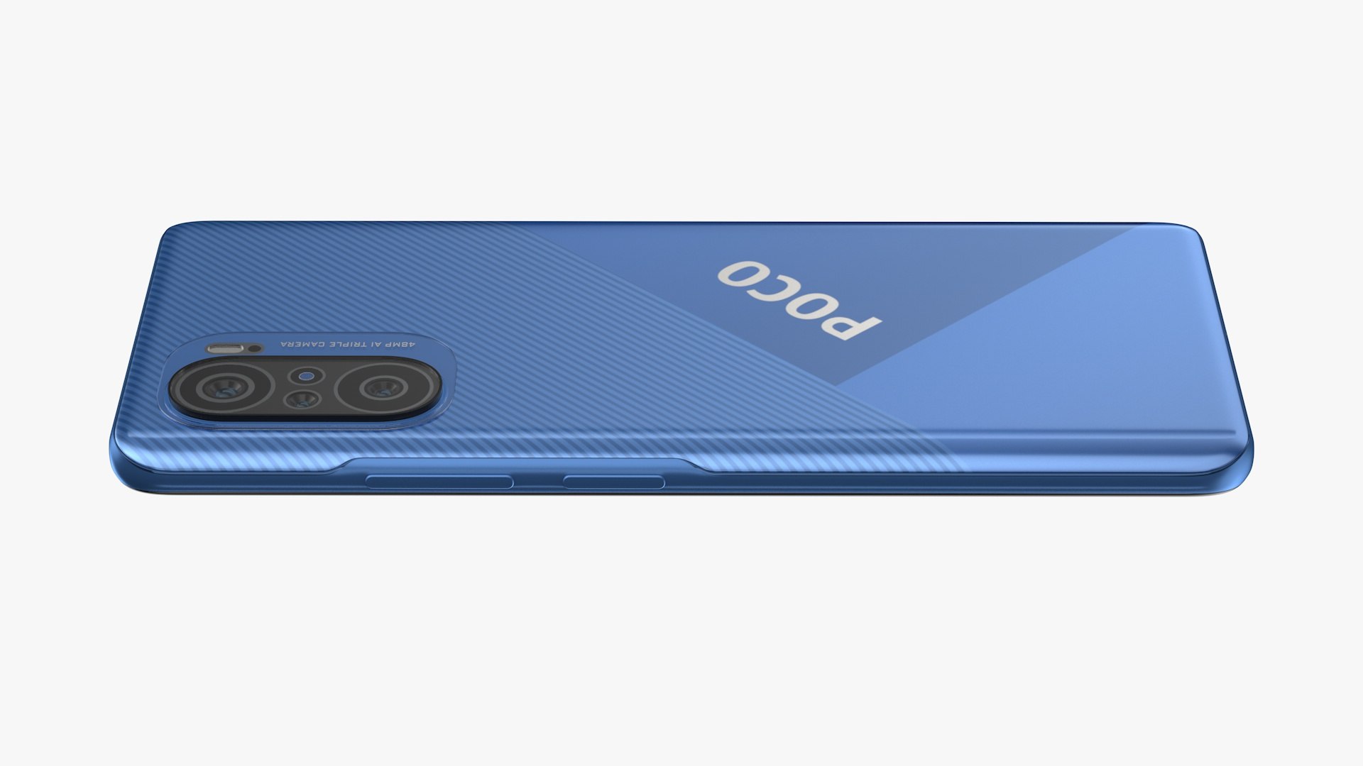 POCO F3 Blue 3D Model - TurboSquid 1719413