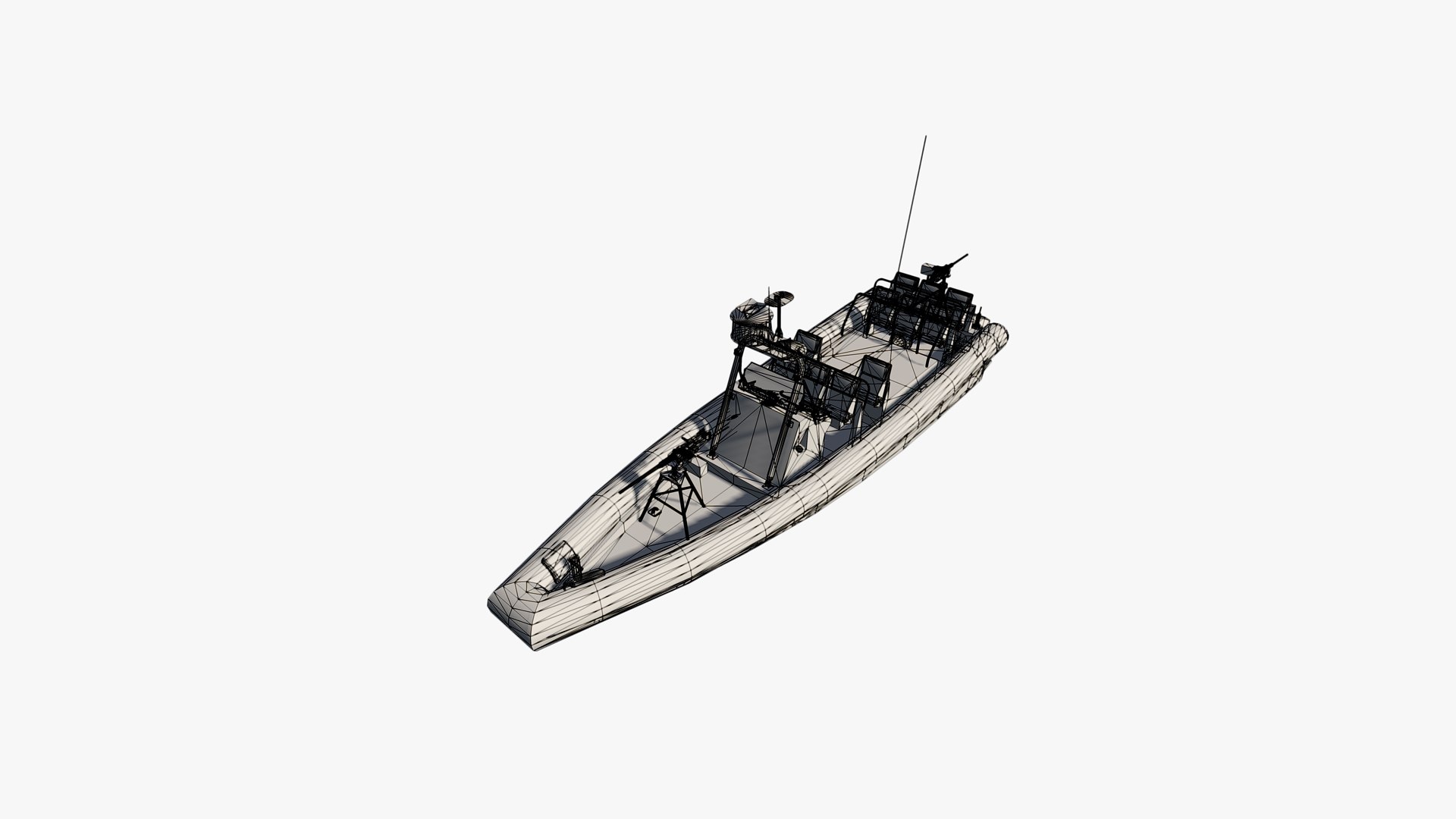 Rhib Guns 3d Fbx