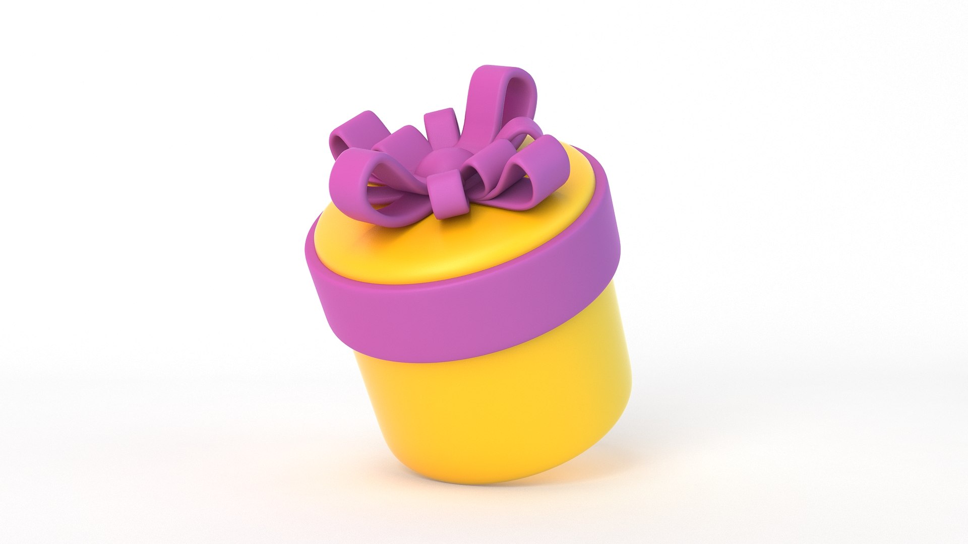 3D Cartoon Gift Box model - TurboSquid 1904648