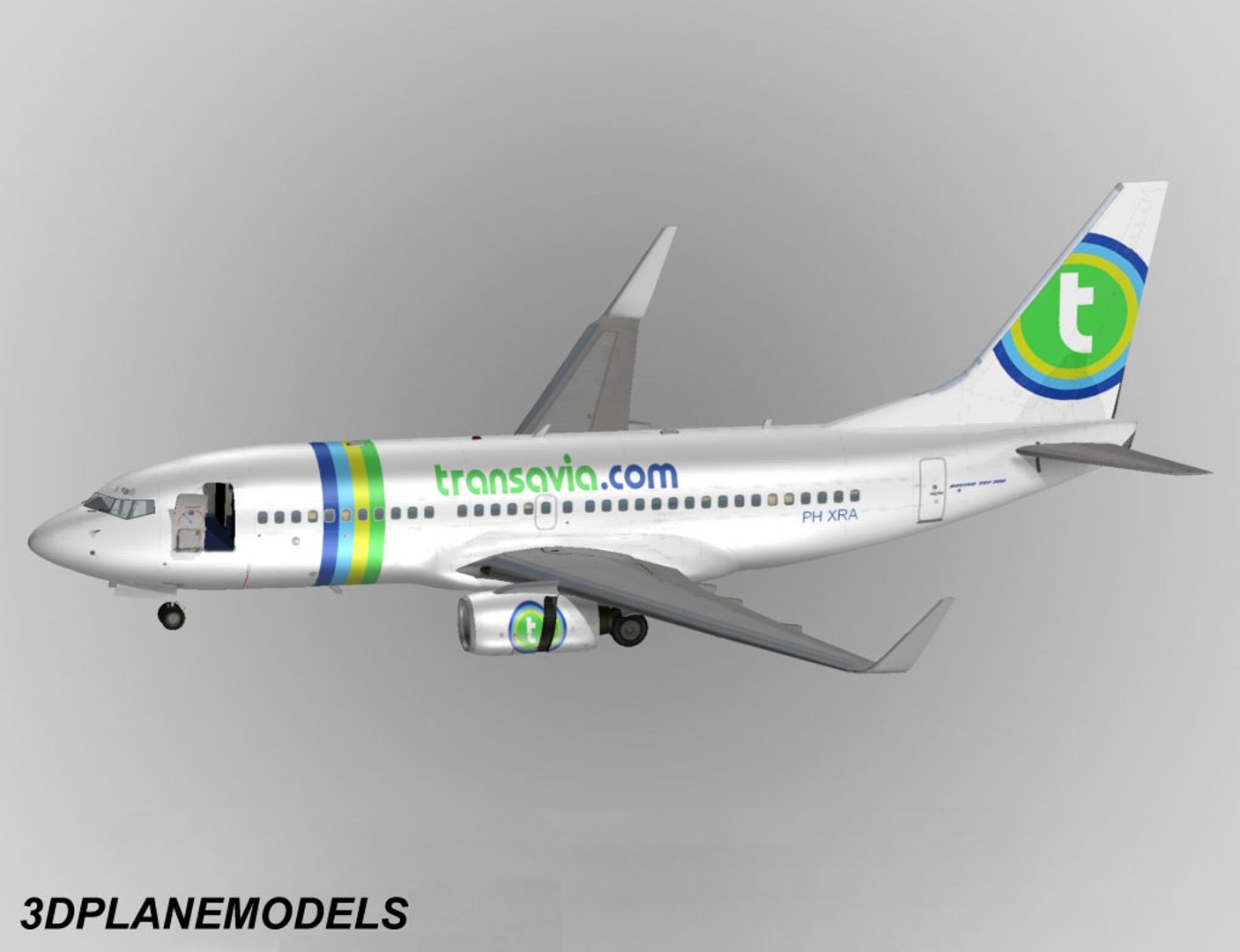 3d B737-700 Transavia 737