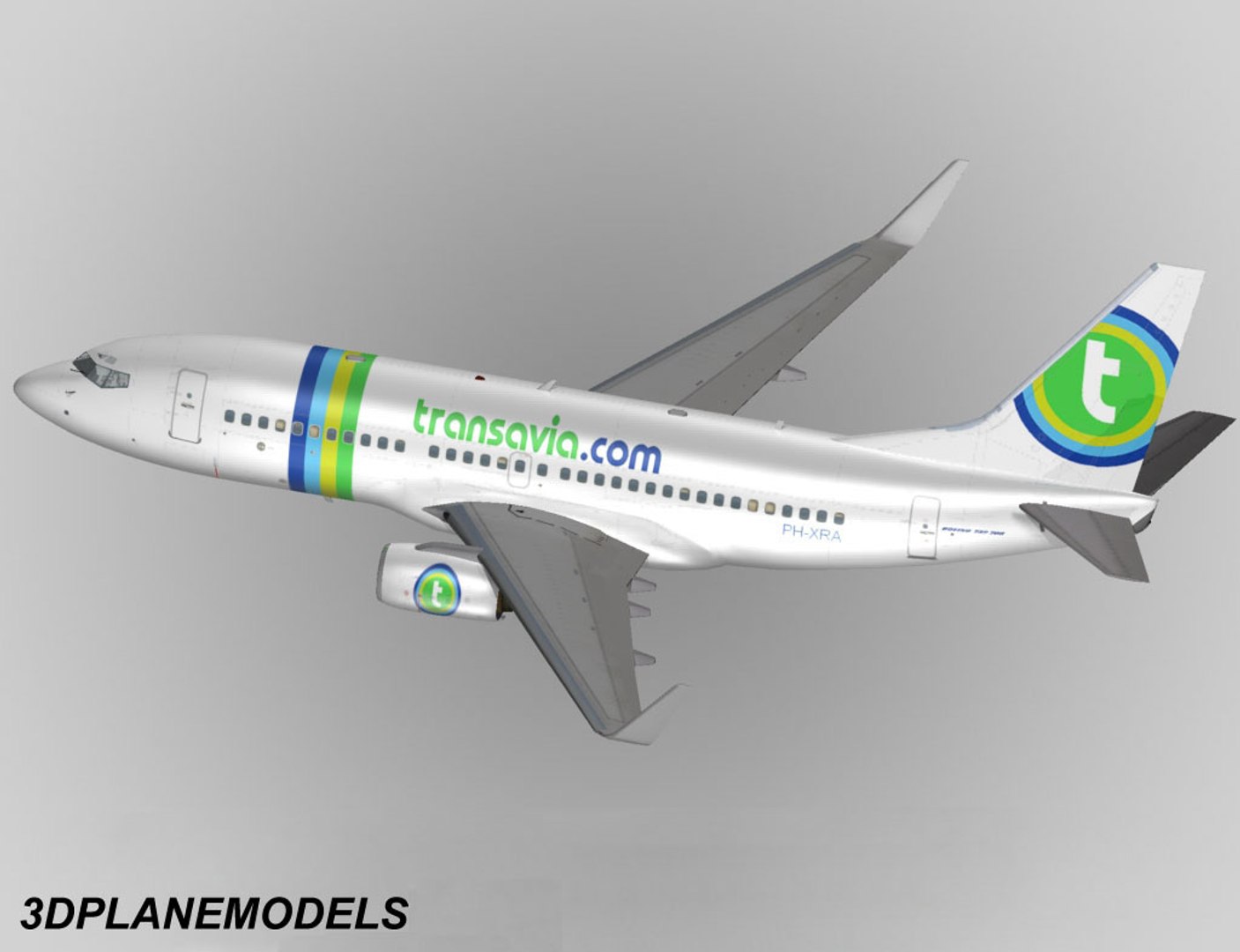 3d B737-700 Transavia 737