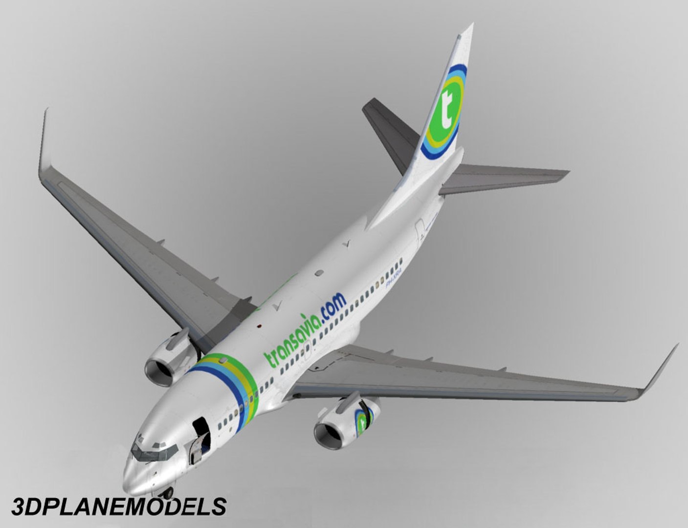 3d B737-700 Transavia 737