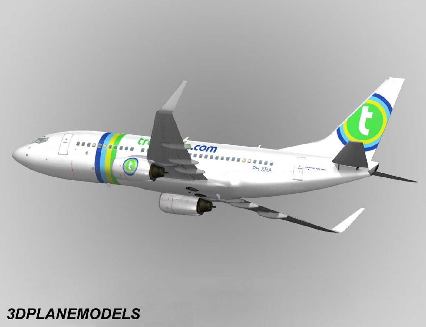 3d B737-700 Transavia 737