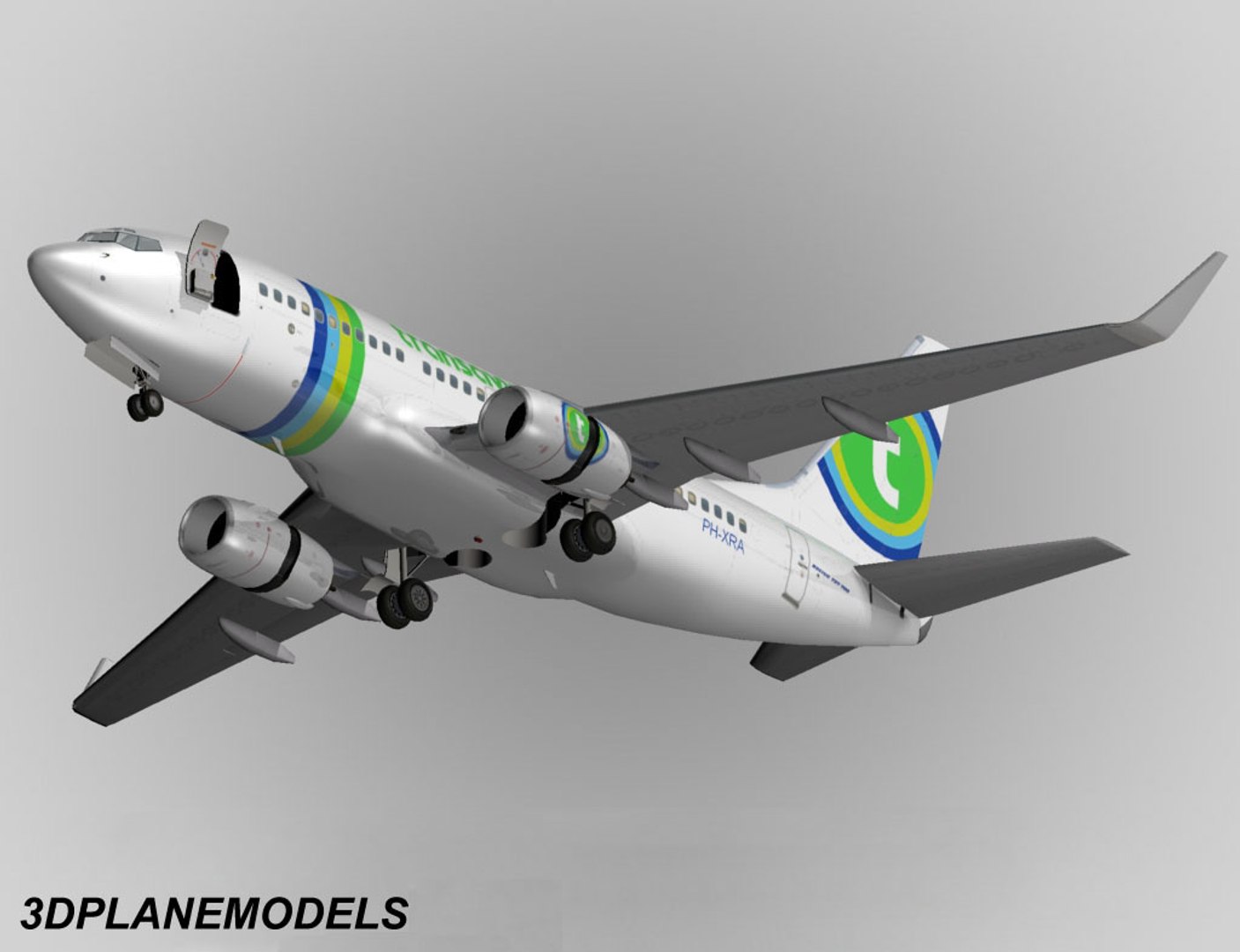 3d B737-700 Transavia 737