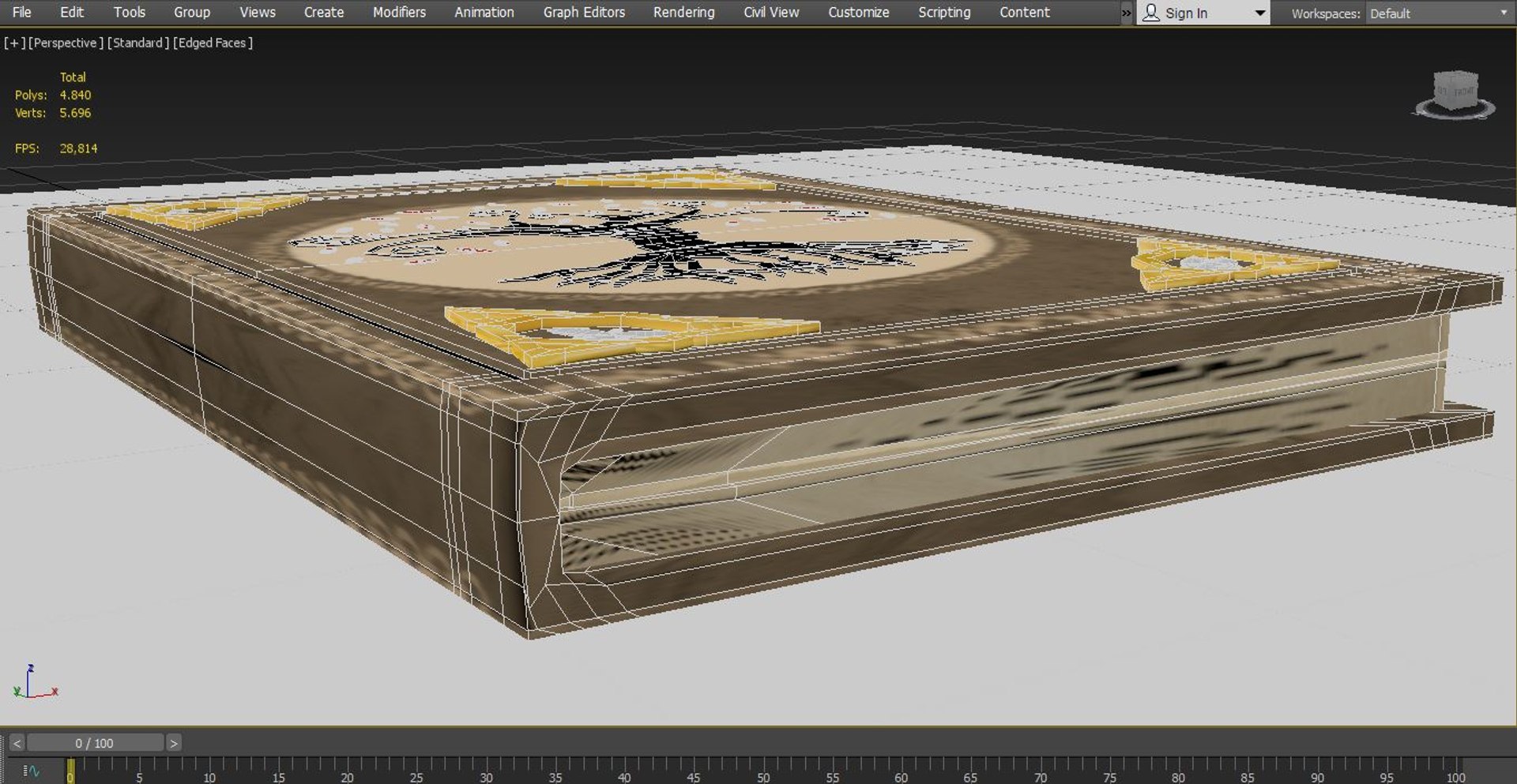 Old Spell Book 3D - TurboSquid 1507871
