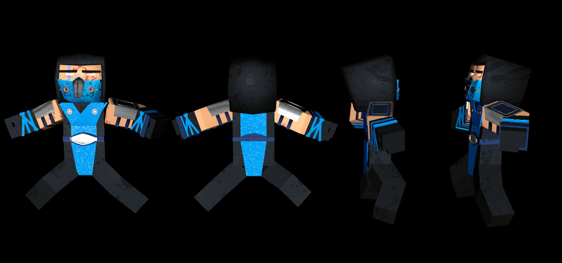 Minecraft Sub Zero 3d Model