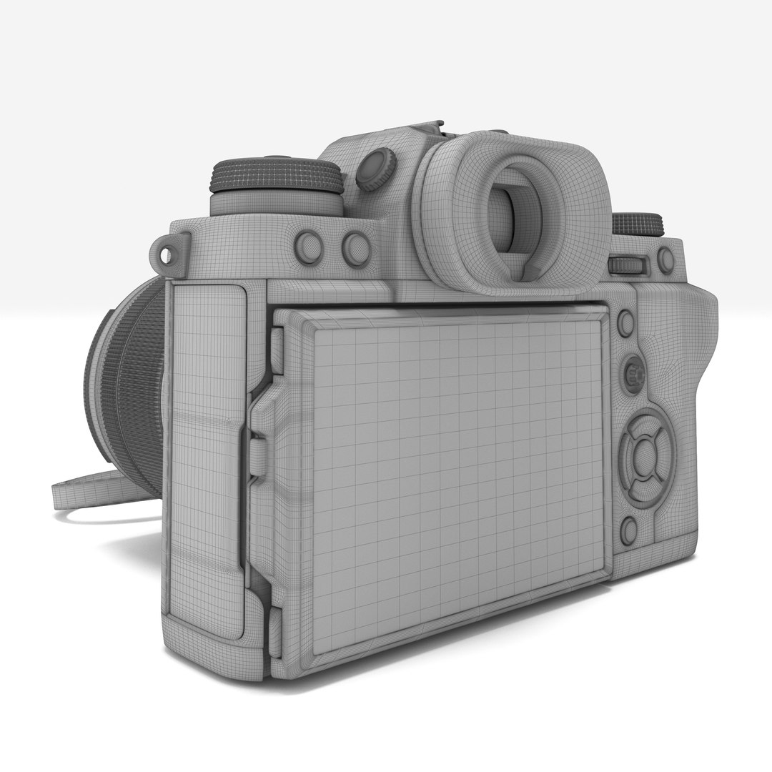 3D Realistic 35mm Film Camera 3D Model For Animation And Design Model ...