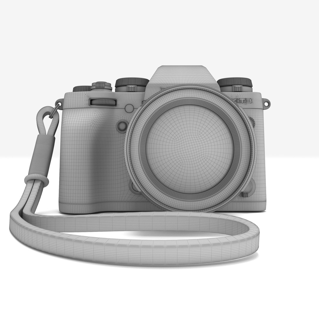 3D Realistic 35mm Film Camera 3D Model For Animation And Design Model ...