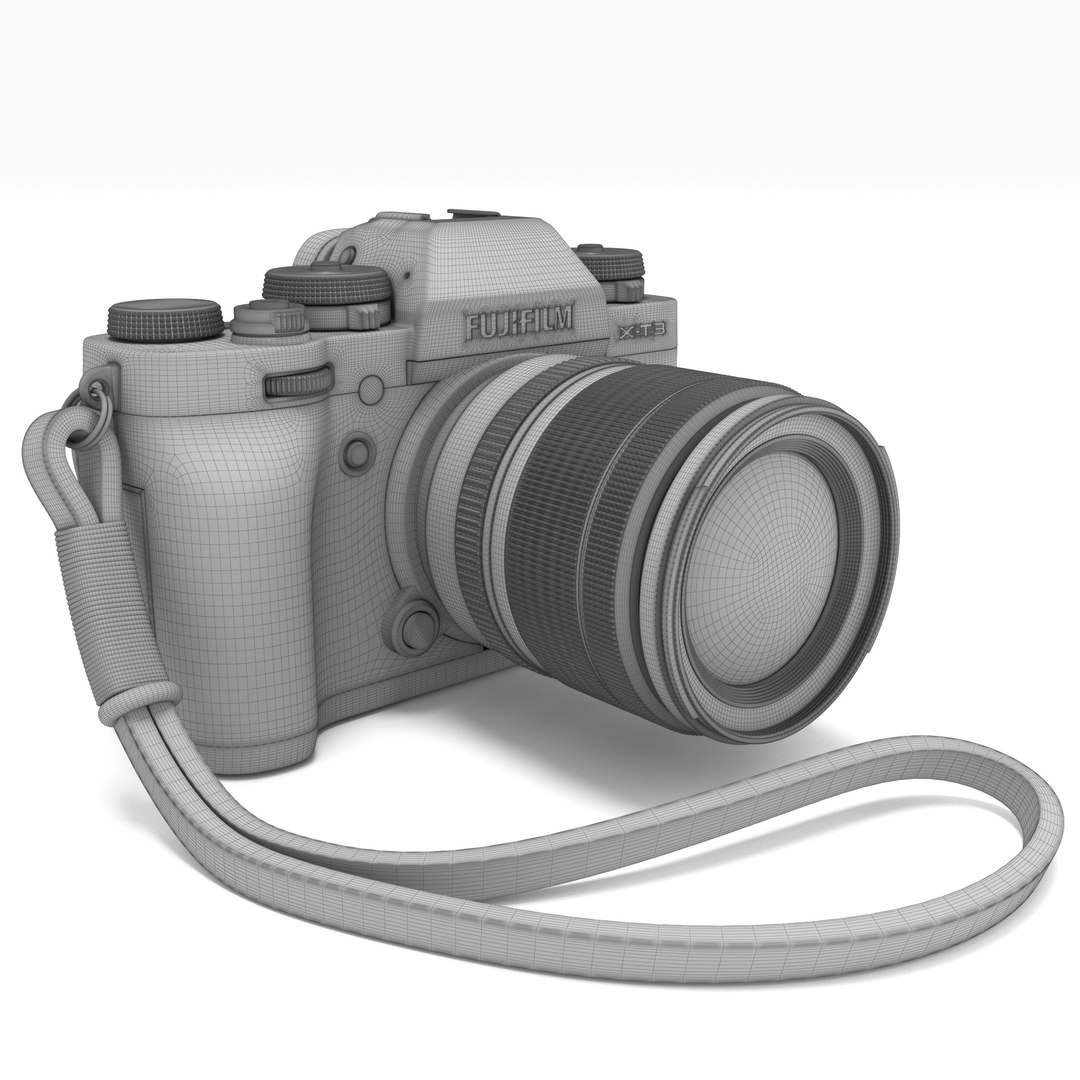 3D Realistic 35mm Film Camera 3D Model For Animation And Design Model ...