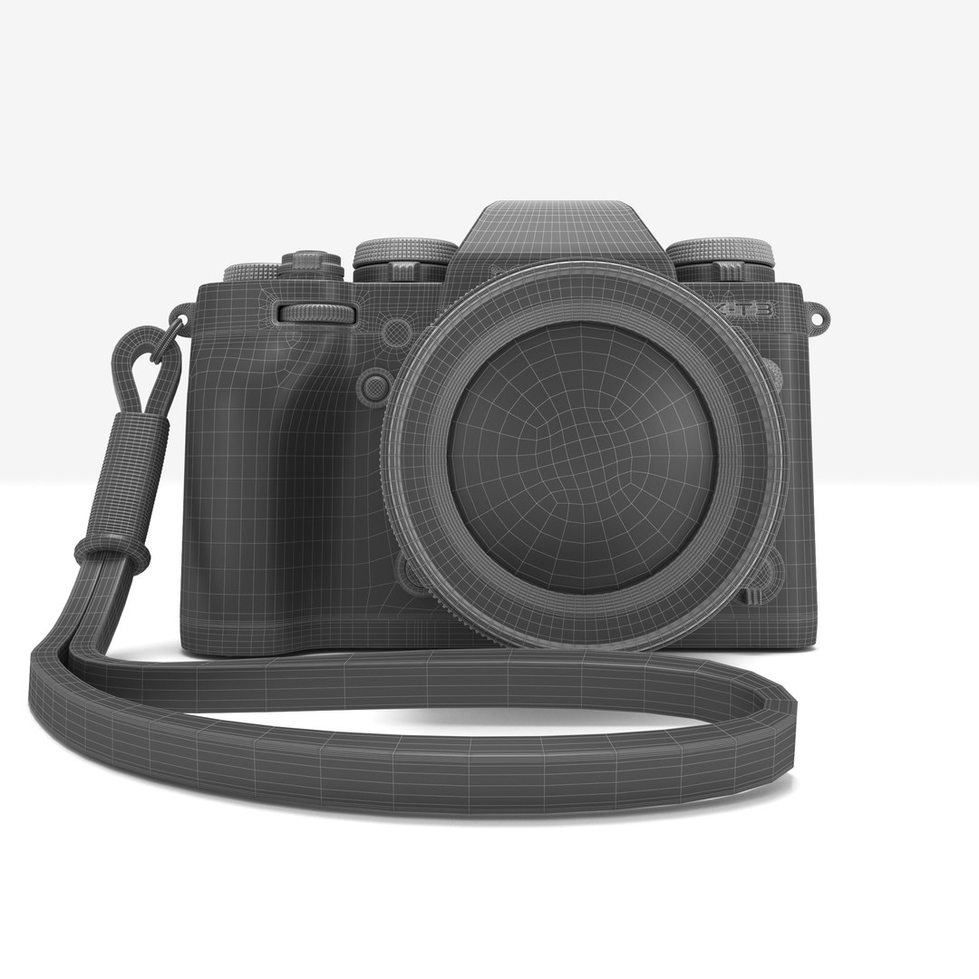 3D Realistic 35mm Film Camera 3D Model For Animation And Design Model ...