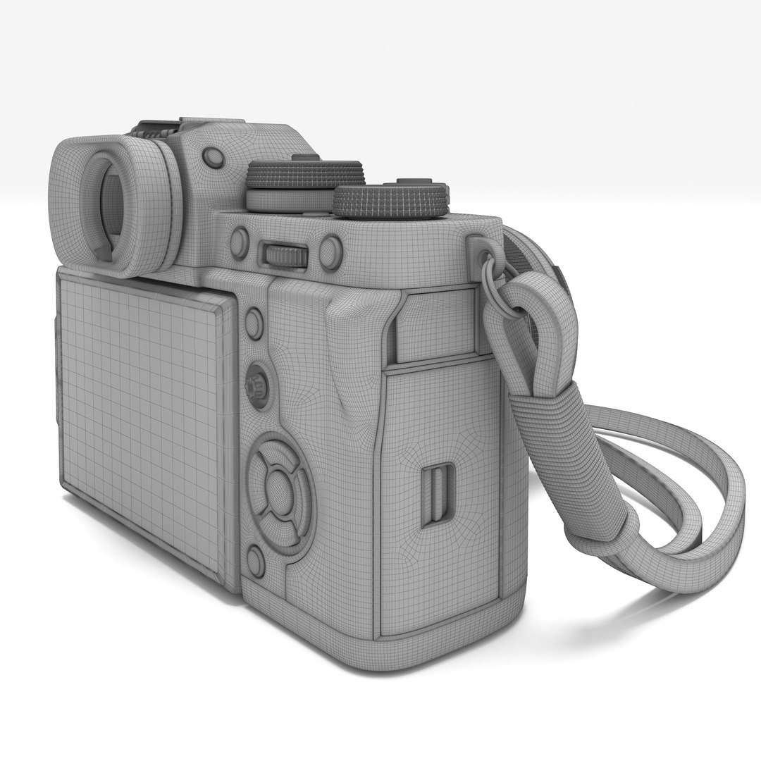 3D Realistic 35mm Film Camera 3D Model For Animation And Design Model ...