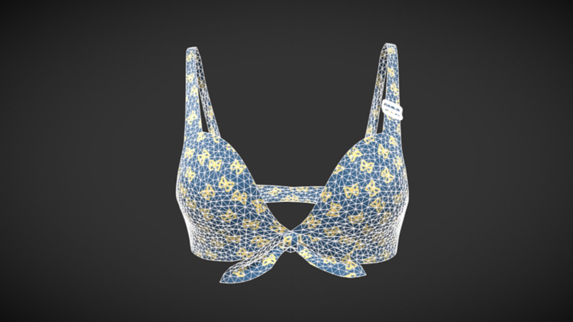 3D Girls Printed Bra V2 In Low Poly Model - TurboSquid 2366994