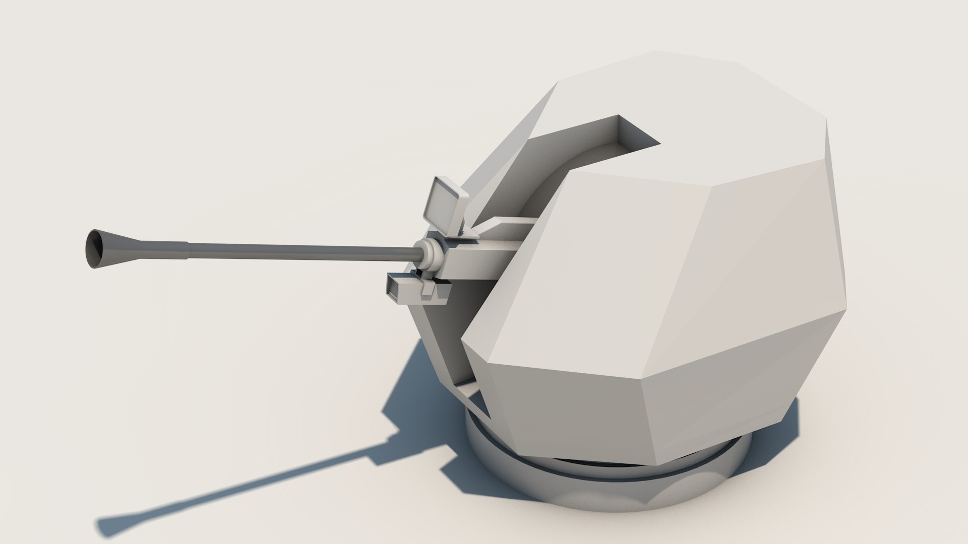 Low Poly Bofors 40mm MK4 3D model - TurboSquid 1949508