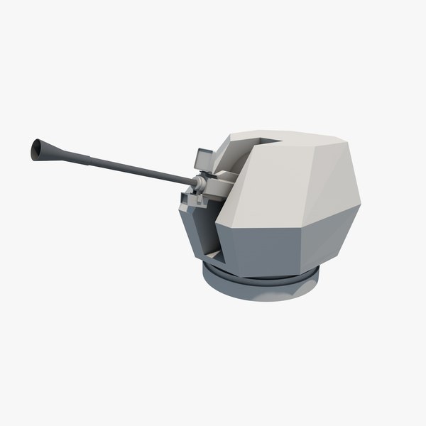 Low Poly Bofors 40mm MK4 Model 3D - TurboSquid 1949508