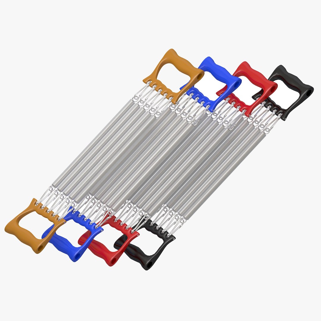 3D Spring Chest Expander Collection - TurboSquid 2019715