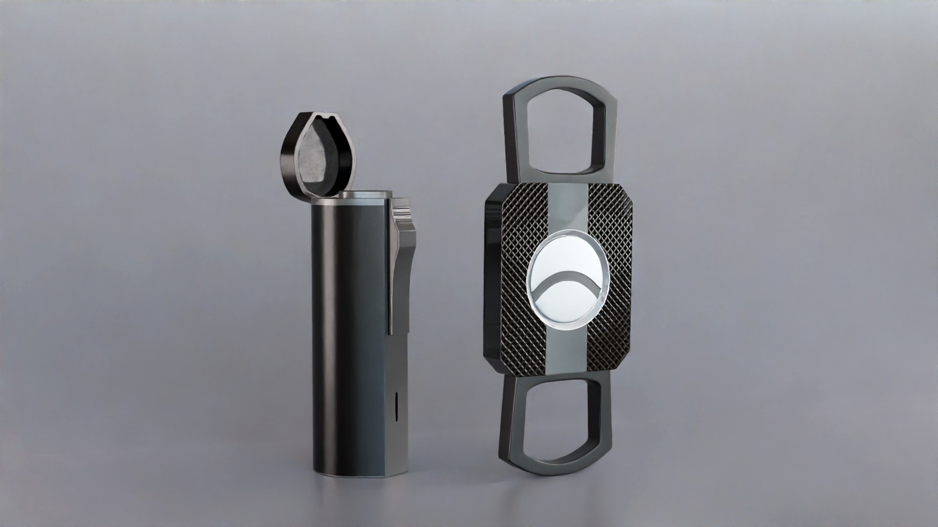 Lighter With Cutter 3D Model - TurboSquid 2099608