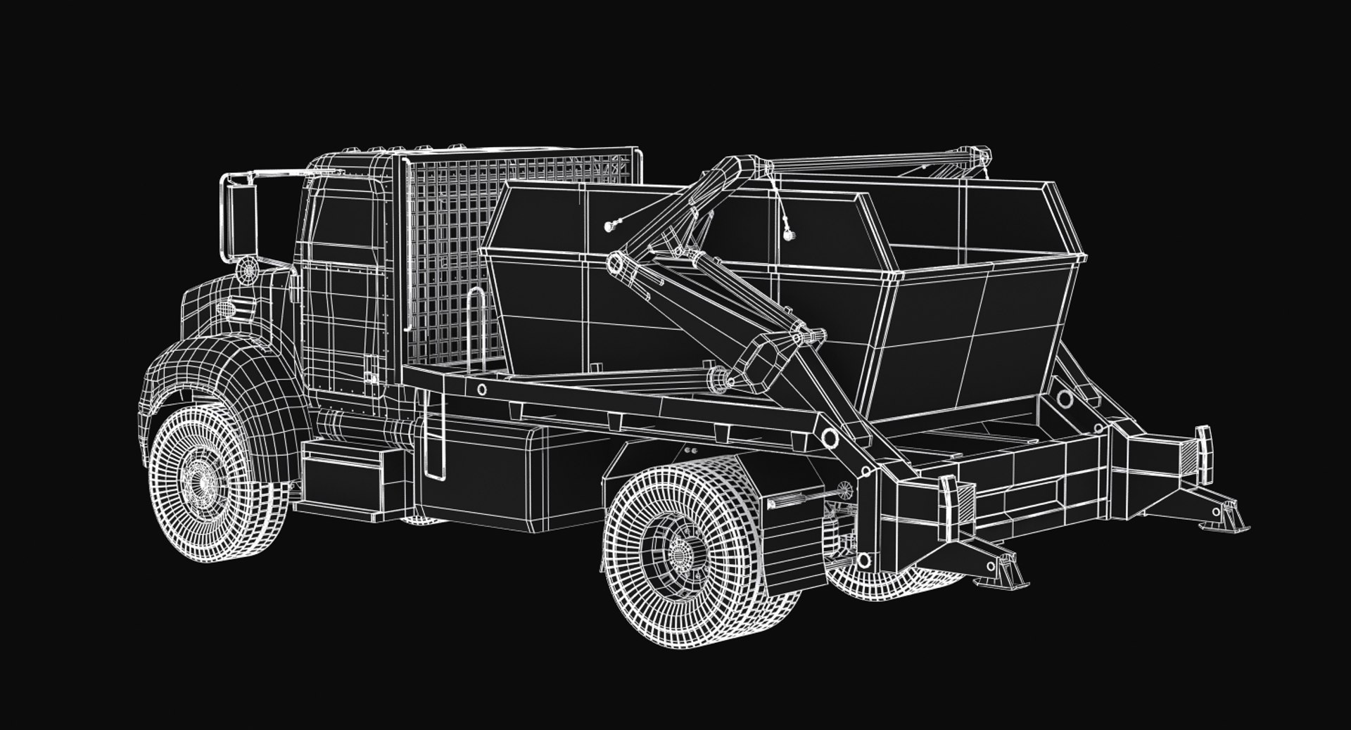 3d Skip Loader Model