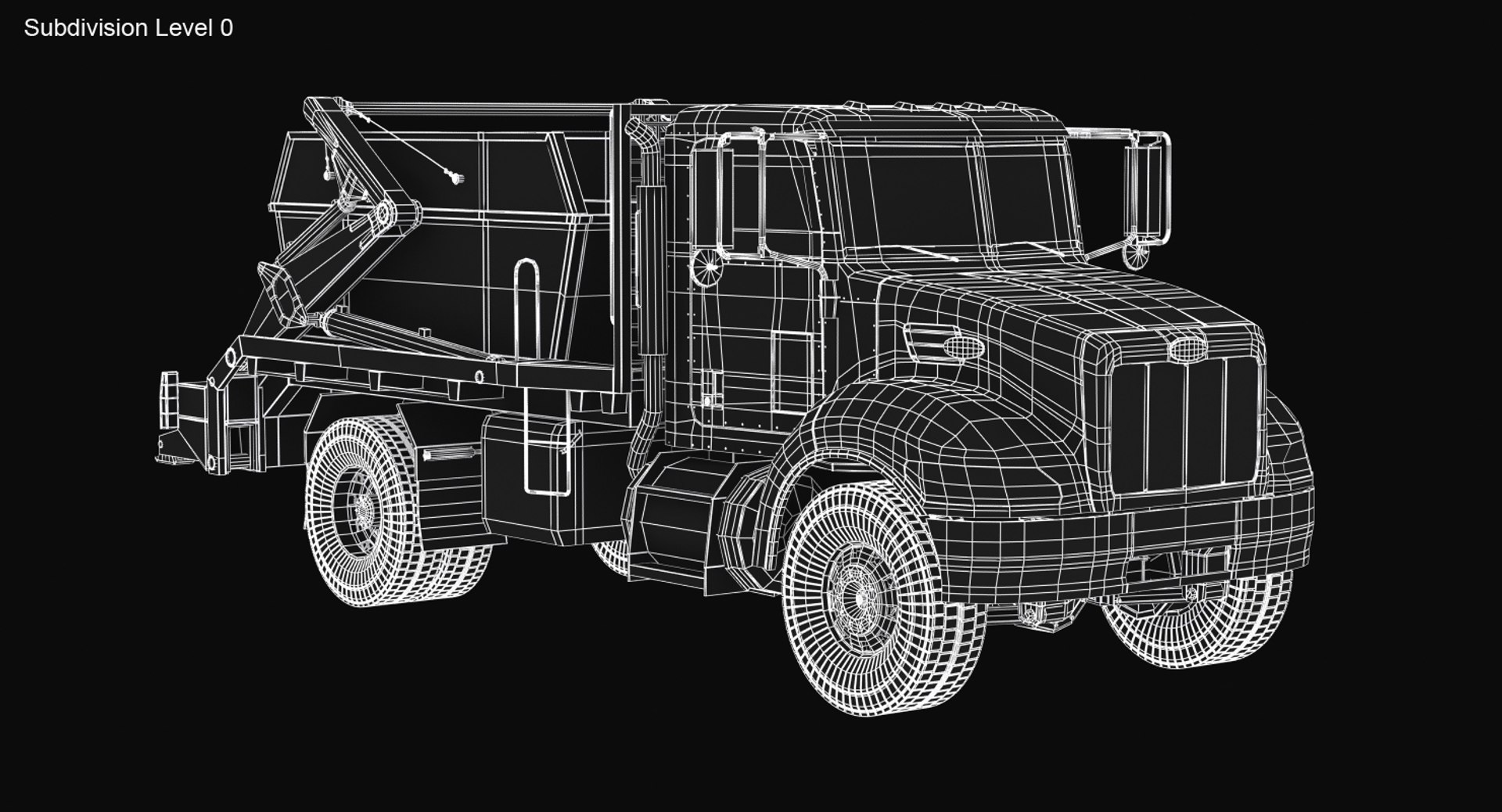 3d Skip Loader Model