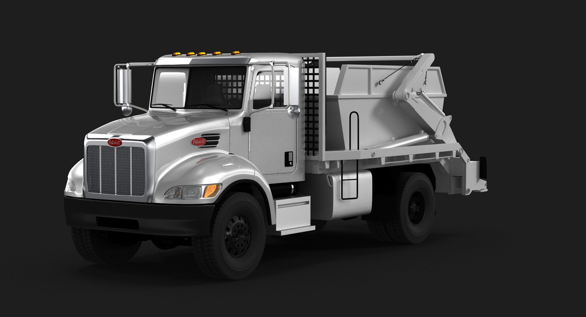 3d Skip Loader Model