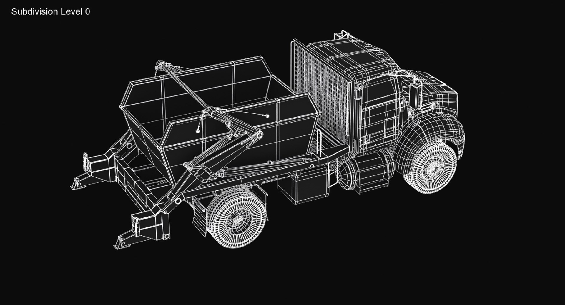 3d Skip Loader Model