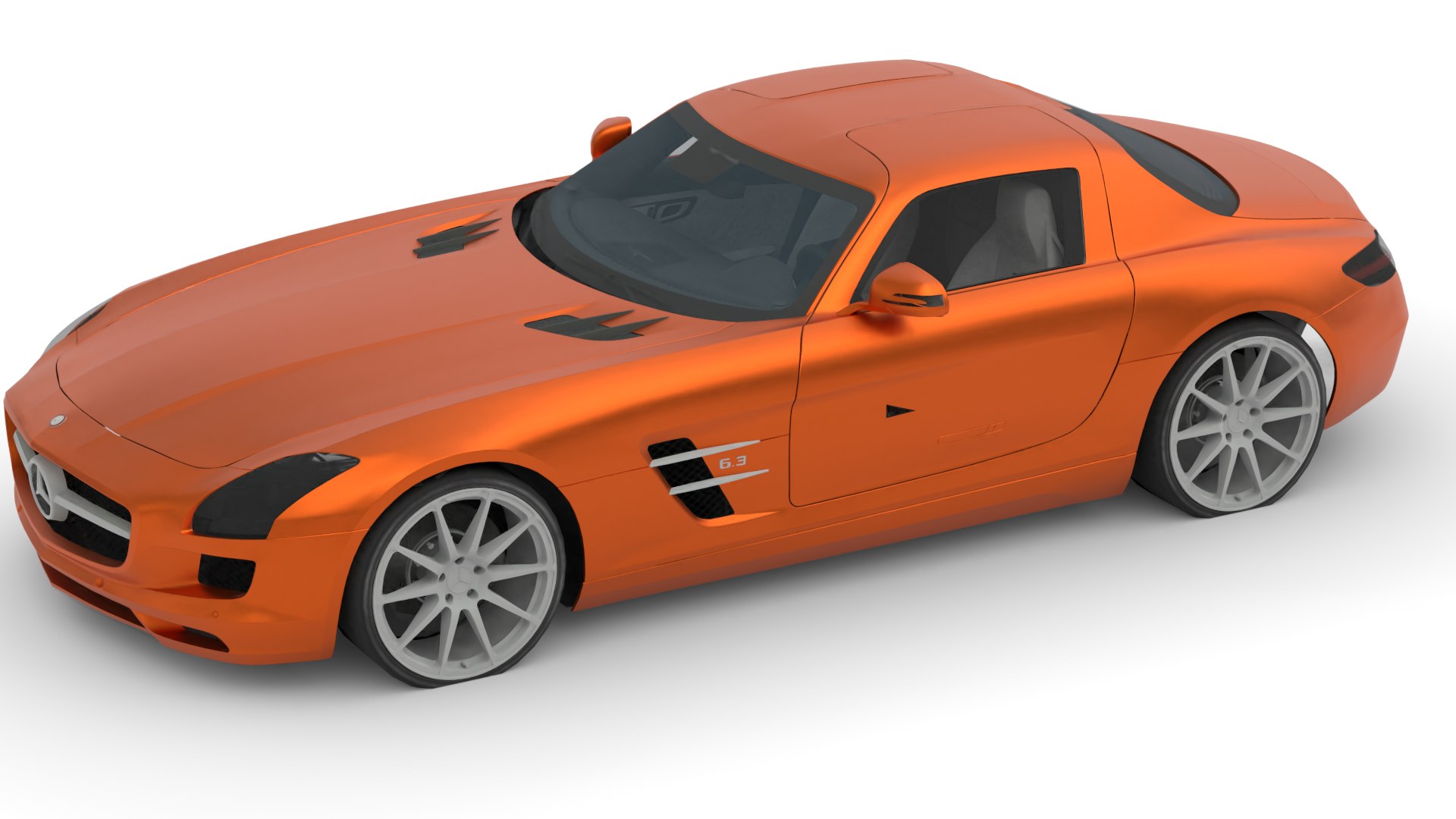 Mercedes-Benz SLS AMG 3D Model High-Quality Detailed Design 3D ...