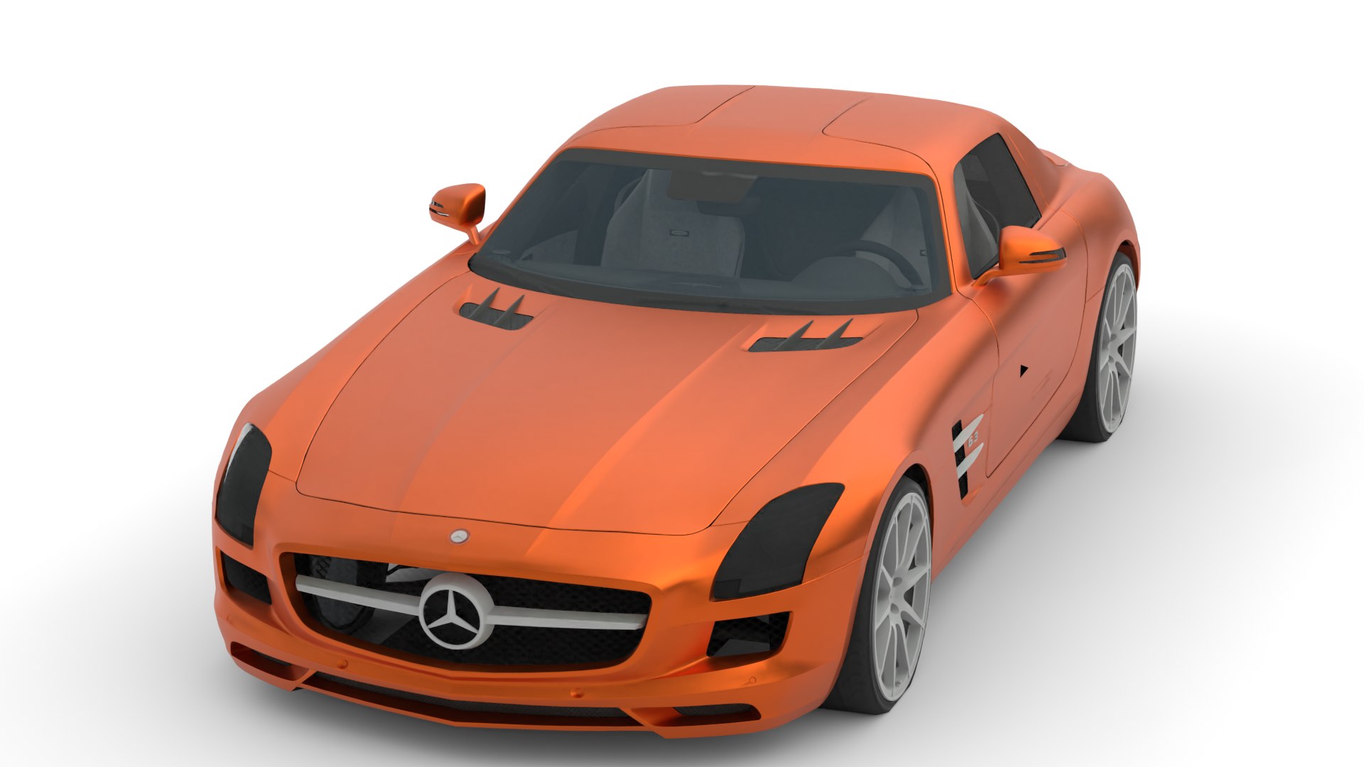 Mercedes-Benz SLS AMG 3D Model High-Quality Detailed Design 3D ...