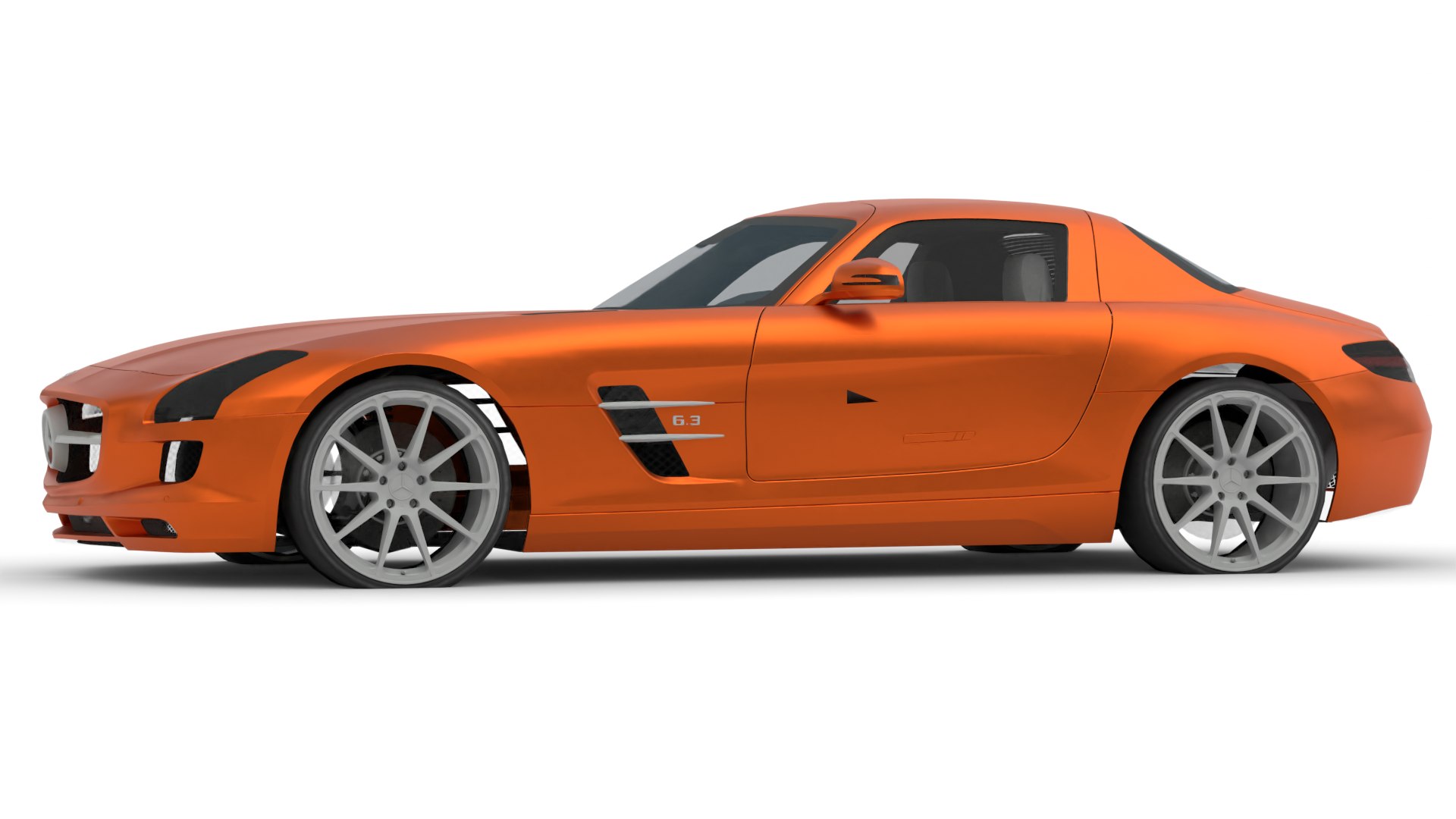 Mercedes-Benz SLS AMG 3D Model High-Quality Detailed Design 3D ...