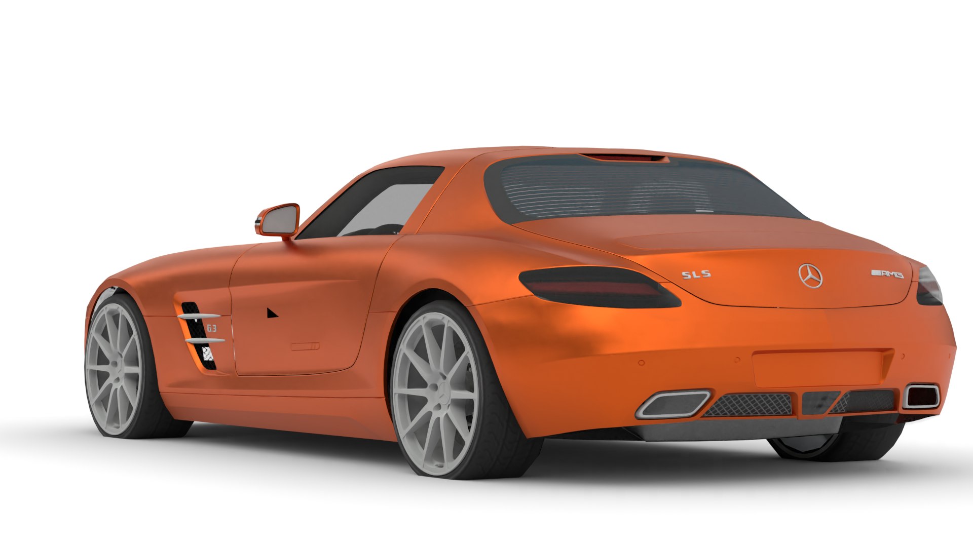 Mercedes-Benz SLS AMG 3D Model High-Quality Detailed Design 3D ...