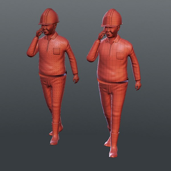 worker 01 3d max