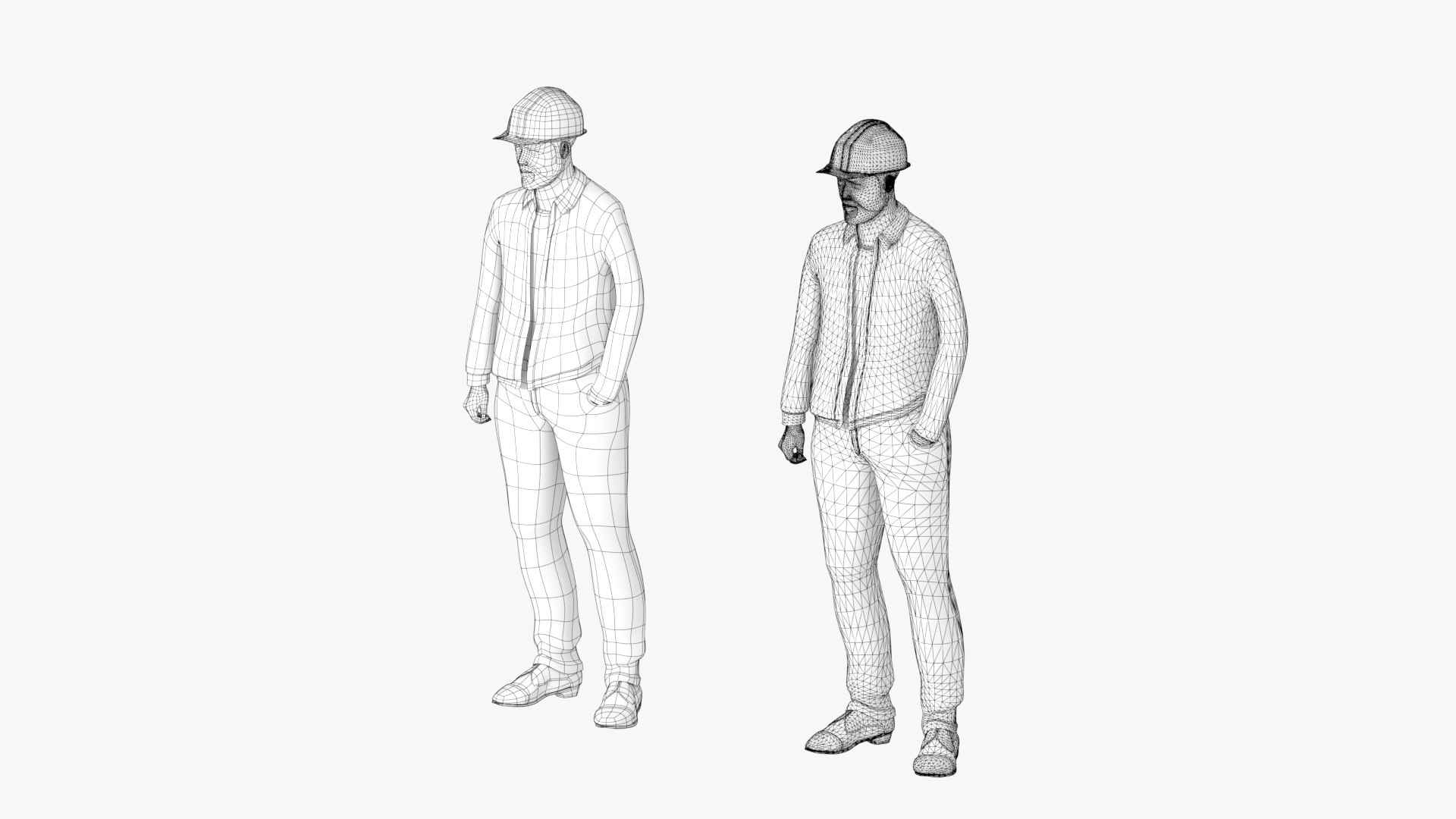 worker 01 3d max