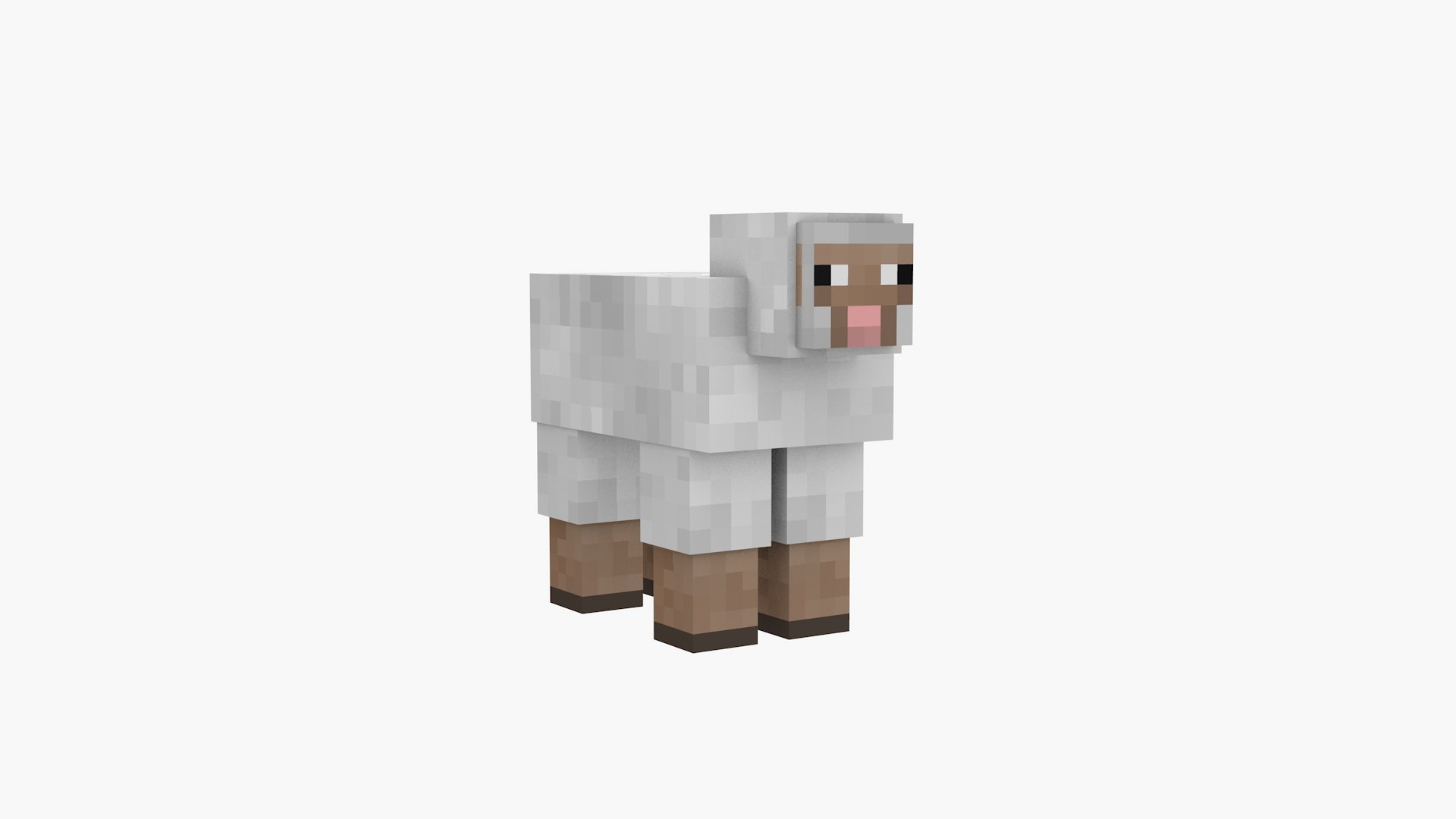 3D Sheep Minecraft Model - TurboSquid 2364694