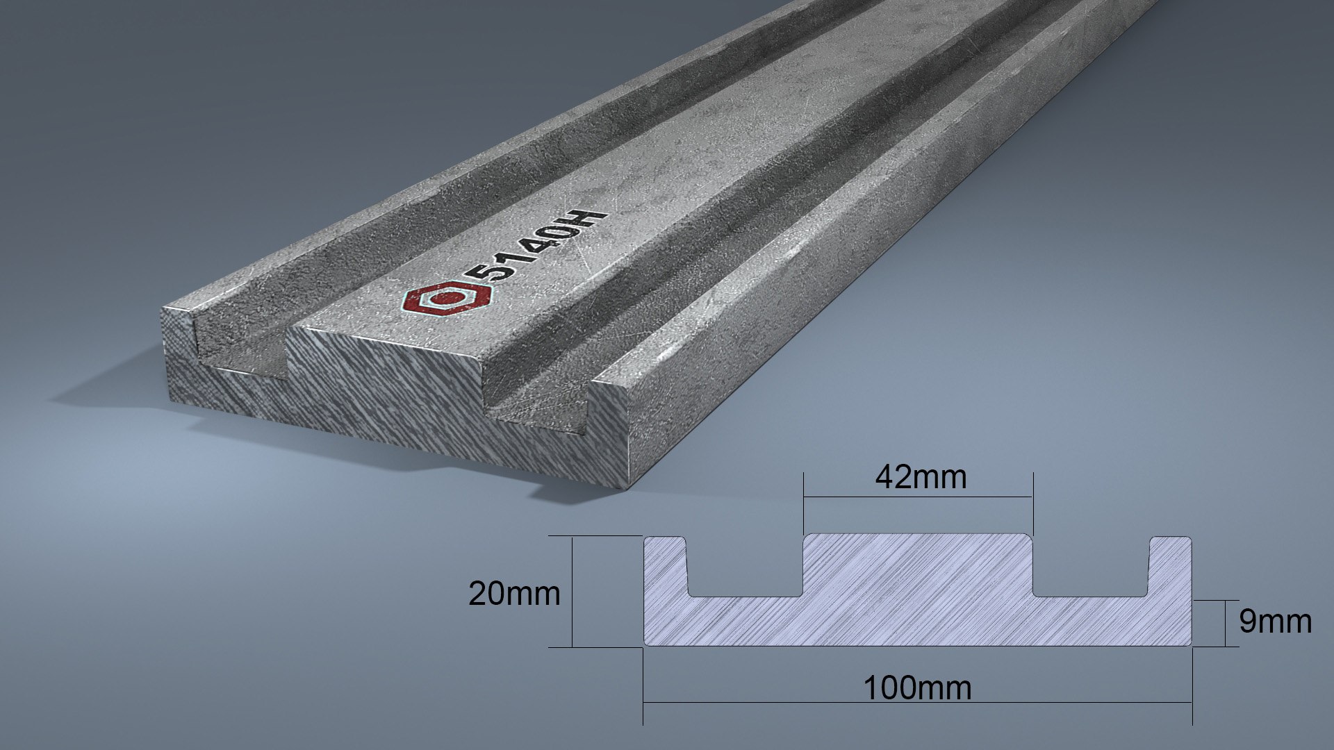 3D Gearing Track Profile SMB Low-poly Model - TurboSquid 1883871