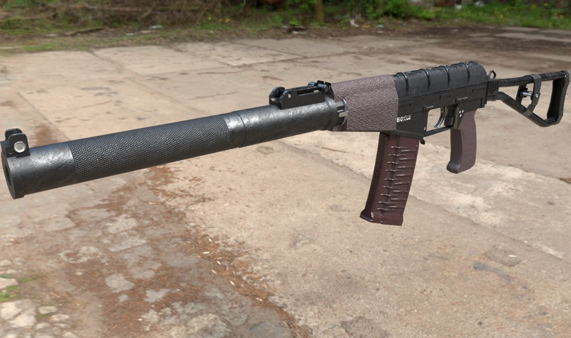 Gun Val 3D - TurboSquid 1482372