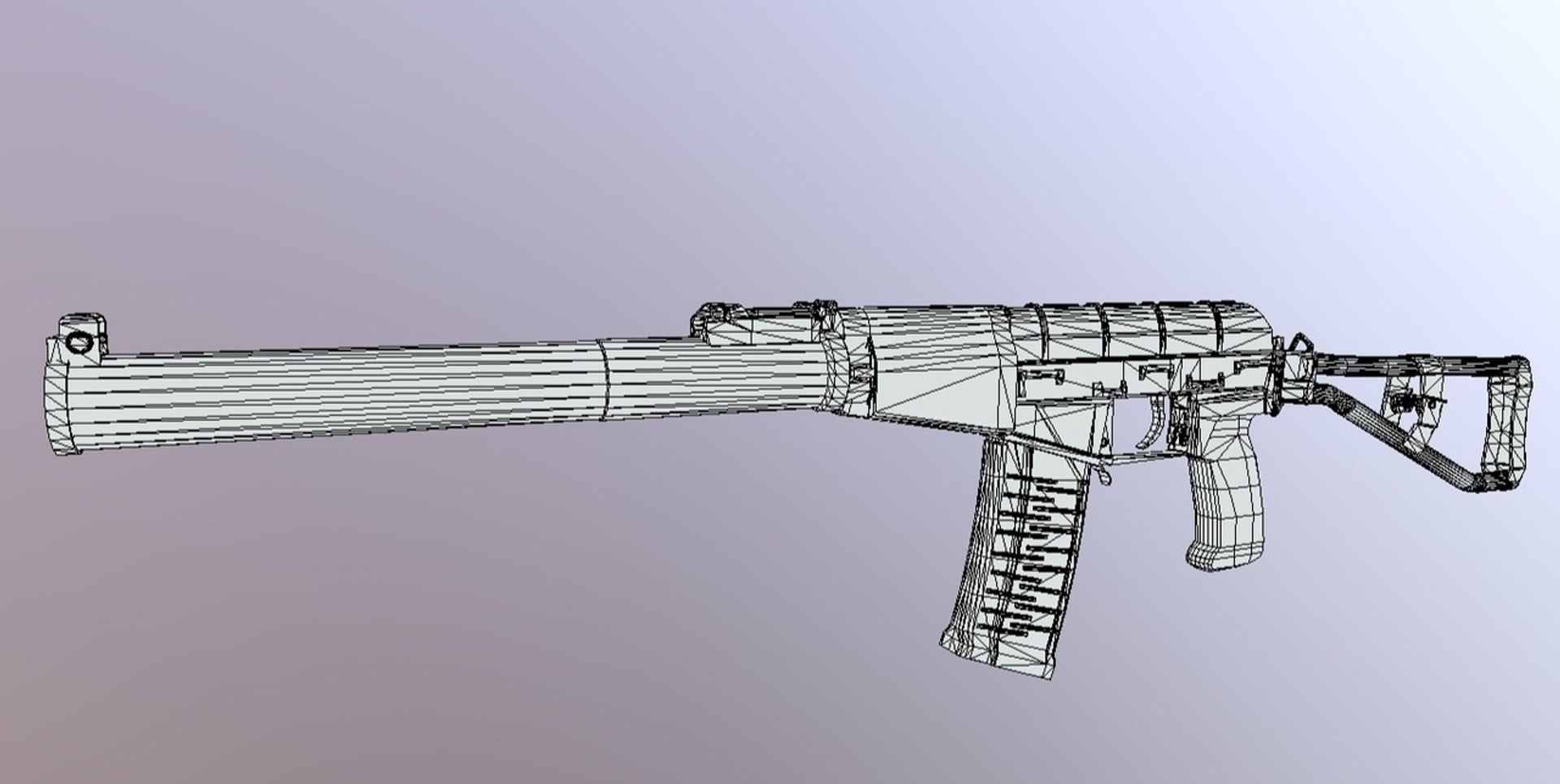 Gun Val 3D - TurboSquid 1482372