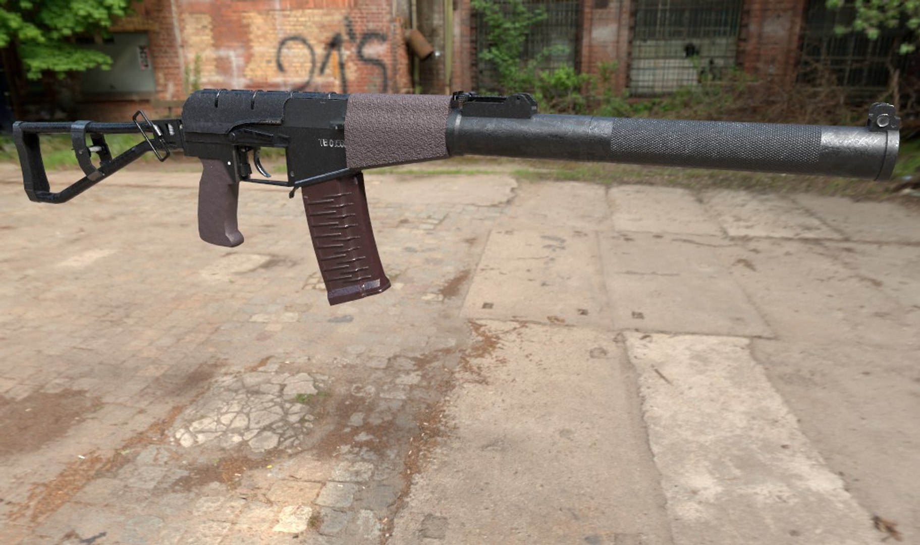 Gun Val 3D - TurboSquid 1482372