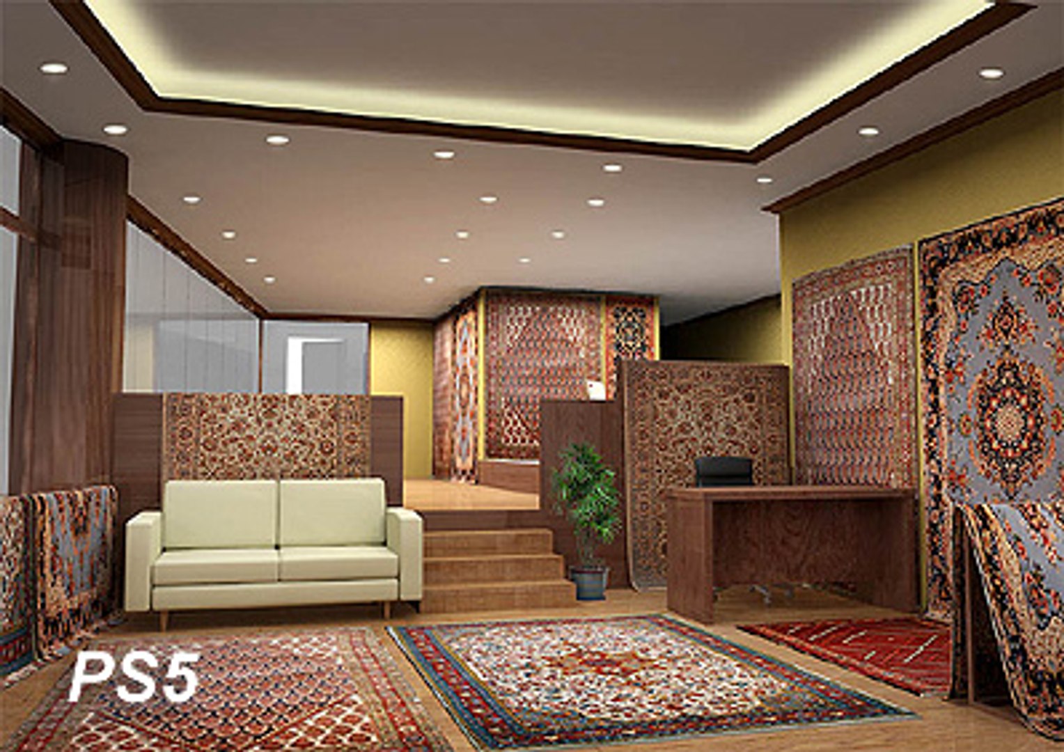 3d Shopping Carpet Model