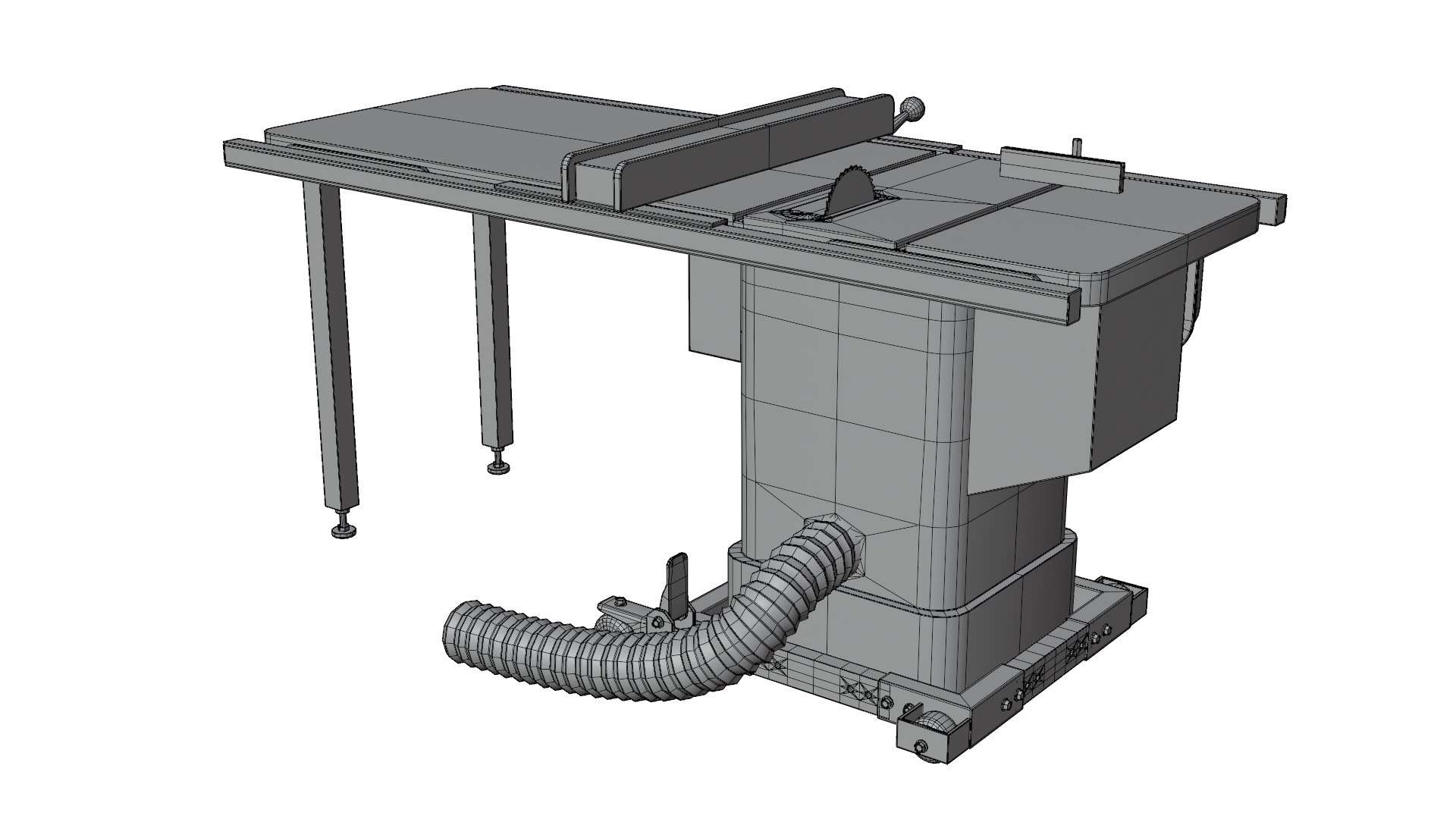 3D Table Saw Model - TurboSquid 1984240