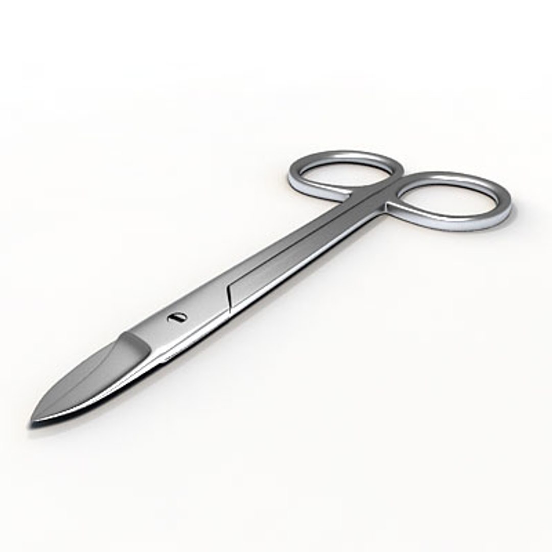 3d Model Crown Scissors