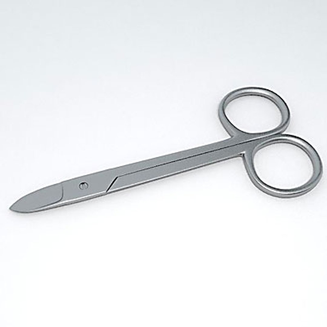 3d Model Crown Scissors