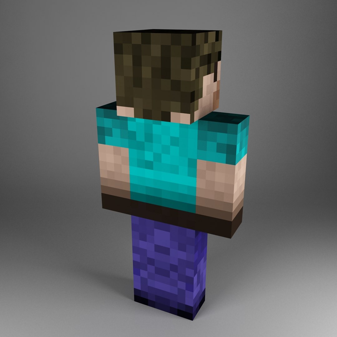 3d steve minecraft