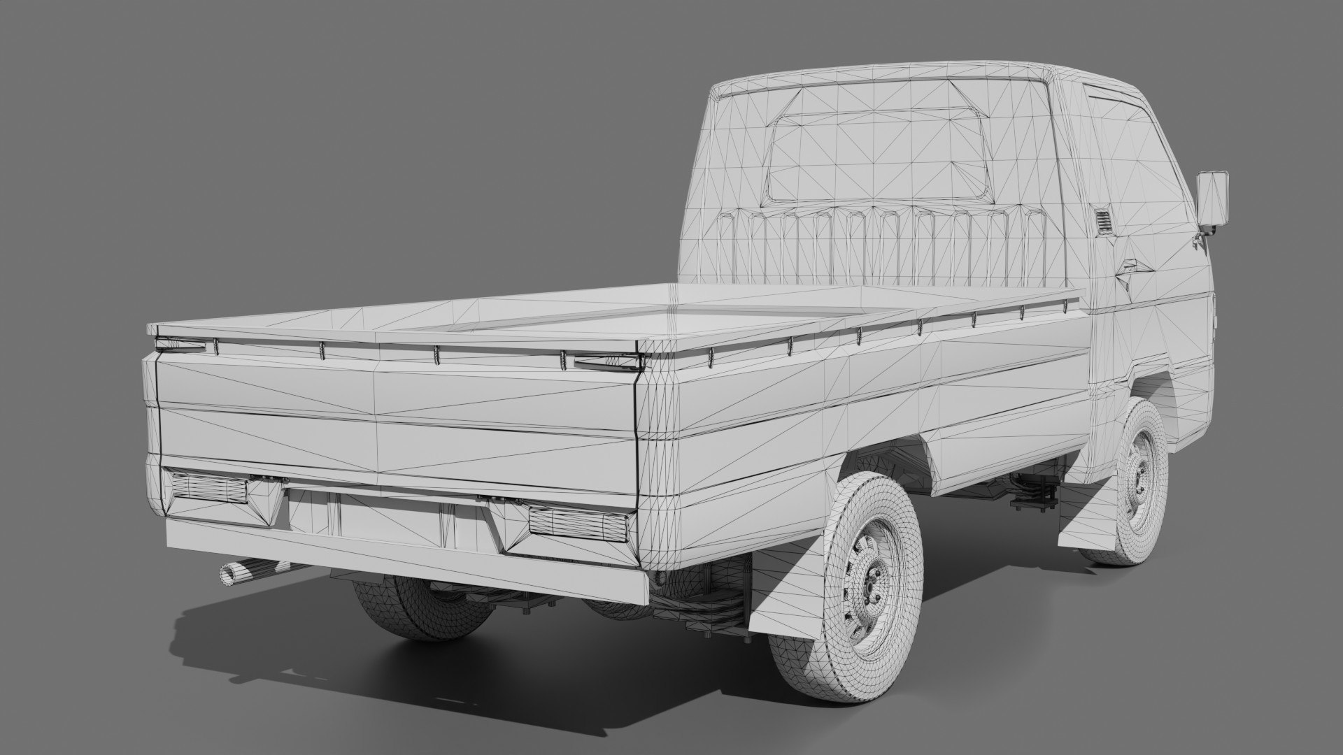 3D Mitsubishi L300 Low-poly 3D Model Model - TurboSquid 2099510