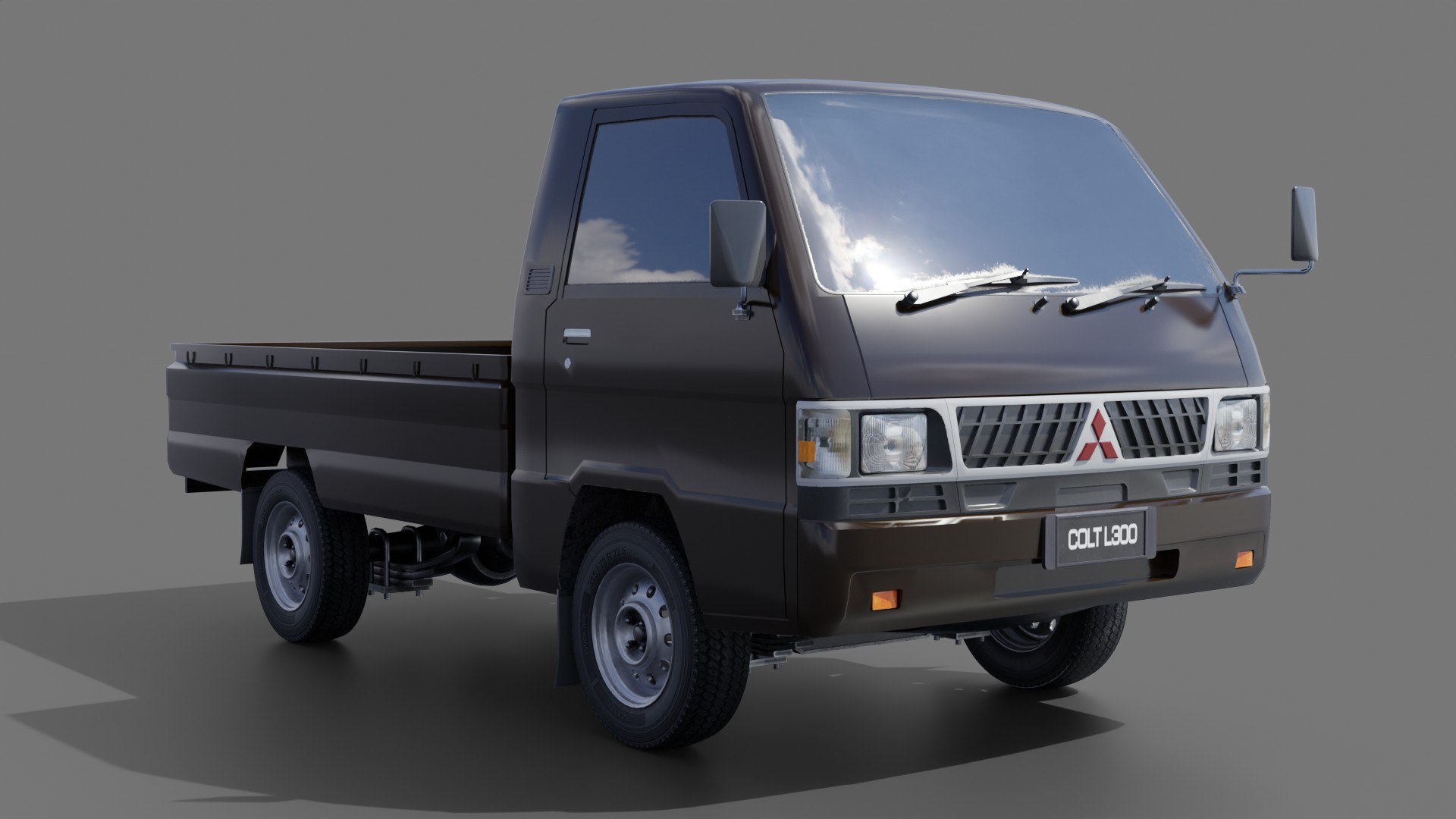 3D Mitsubishi L300 Low-poly 3D Model Model - TurboSquid 2099510