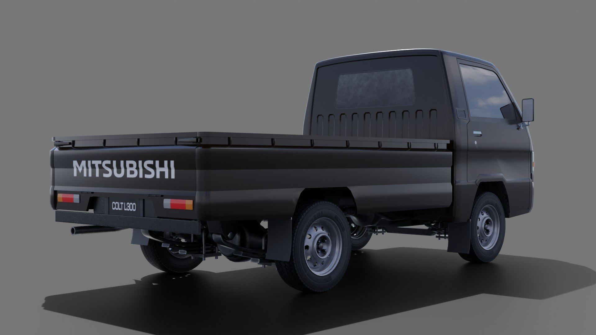 3D Mitsubishi L300 Low-poly 3D Model Model - TurboSquid 2099510