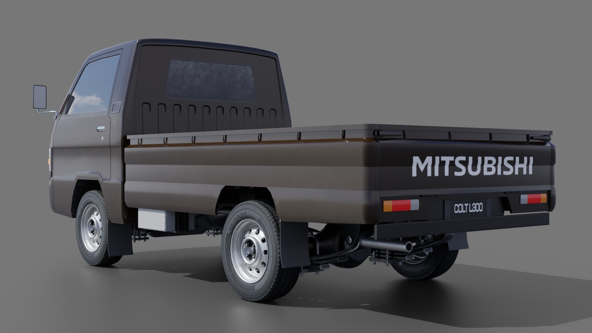 3D Mitsubishi L300 Low-poly 3D Model Model - TurboSquid 2099510