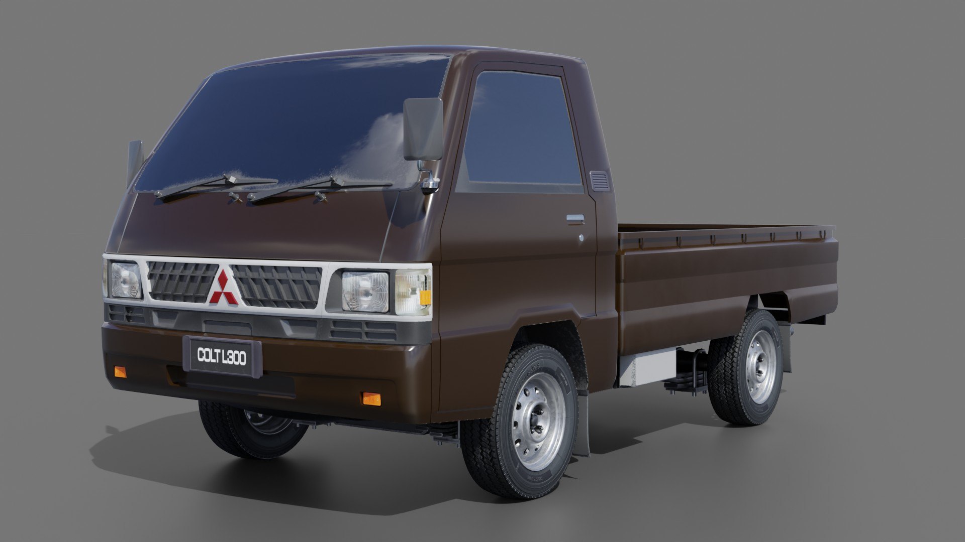 3D Mitsubishi L300 Low-poly 3D Model Model - TurboSquid 2099510