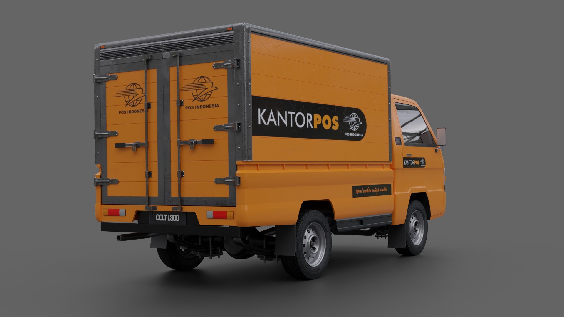 3D Mitsubishi L300 Low-poly 3D Model Model - TurboSquid 2099510